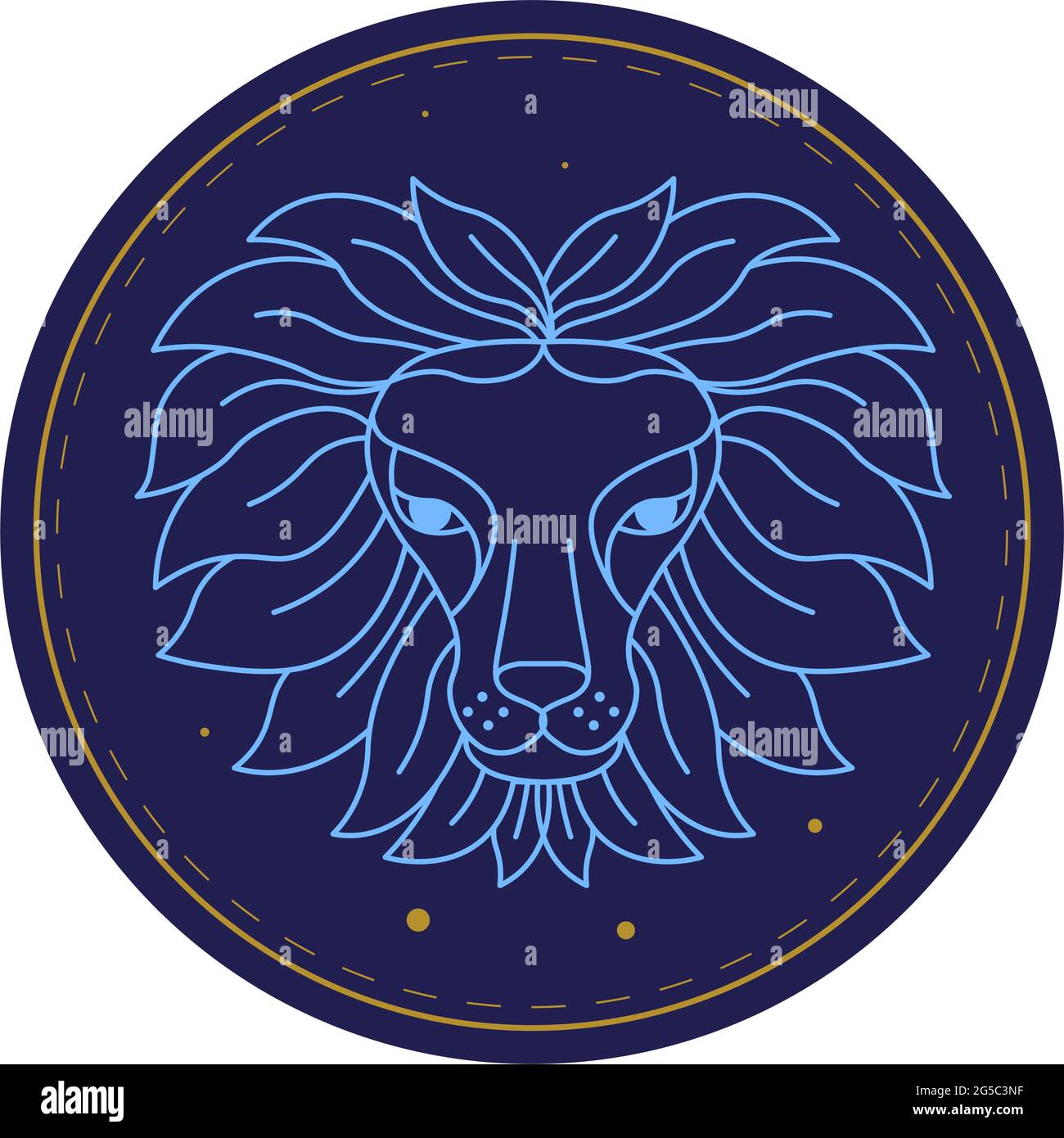 Lion Signe Du Zodiaque Banque d'image et photos - Alamy