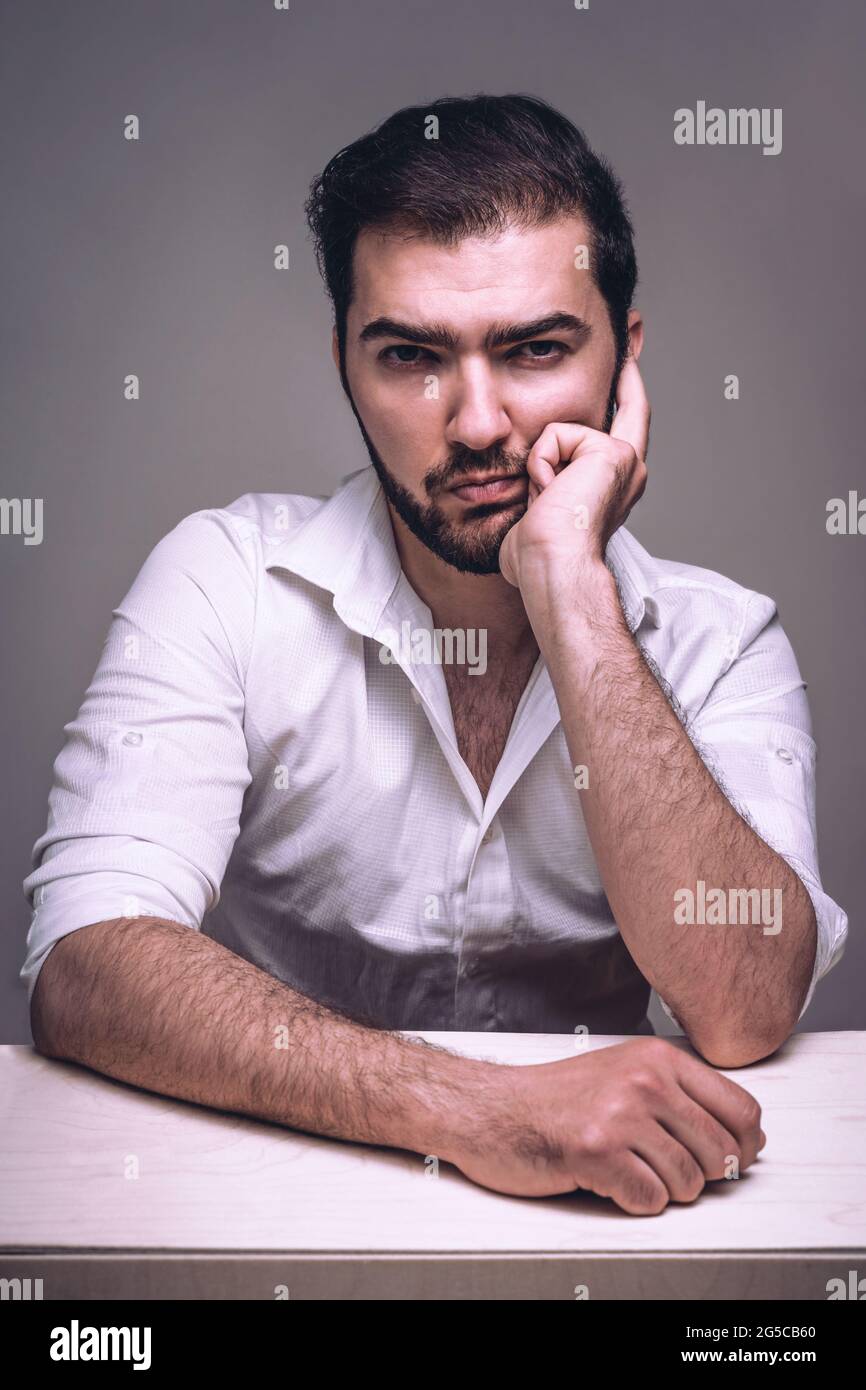 Bonhomme blanc perplexe Banque de photographies et d’images à haute ...