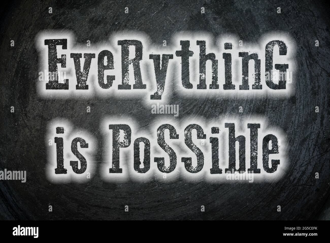 Everything is possible Banque de photographies et d’images à haute ...