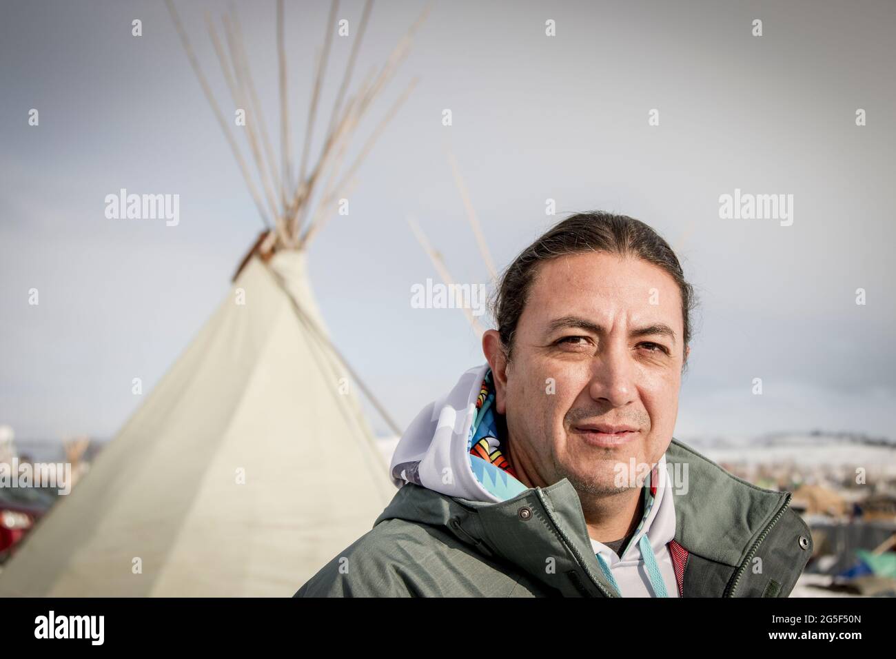 David Archambault II (Tokala Ohitika) er formann pour Standing Rock ...
