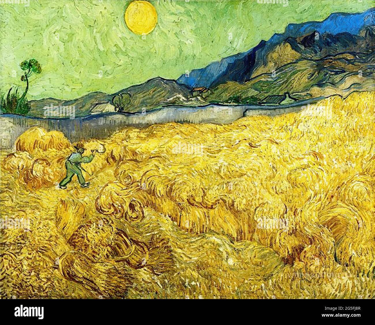 Le moissonneur van gogh Banque de photographies et d’images à haute ...