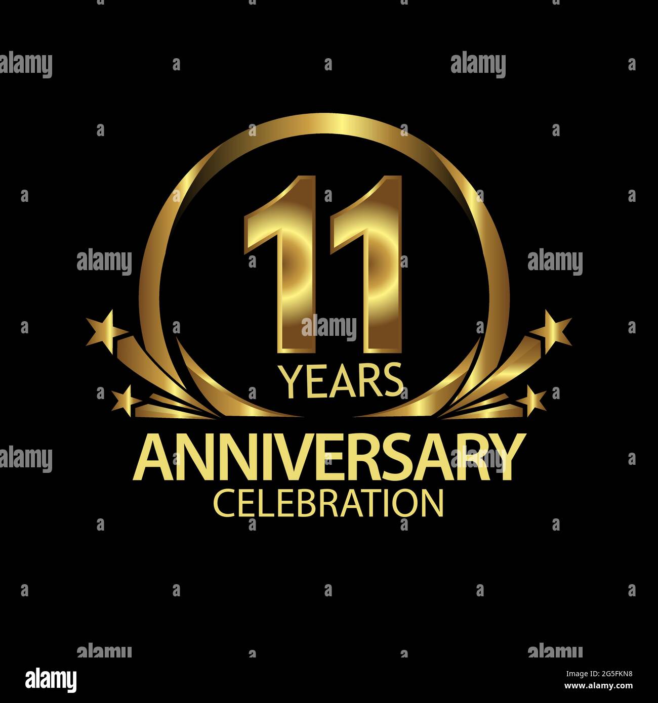 11 anni Banque d'images vectorielles - Alamy