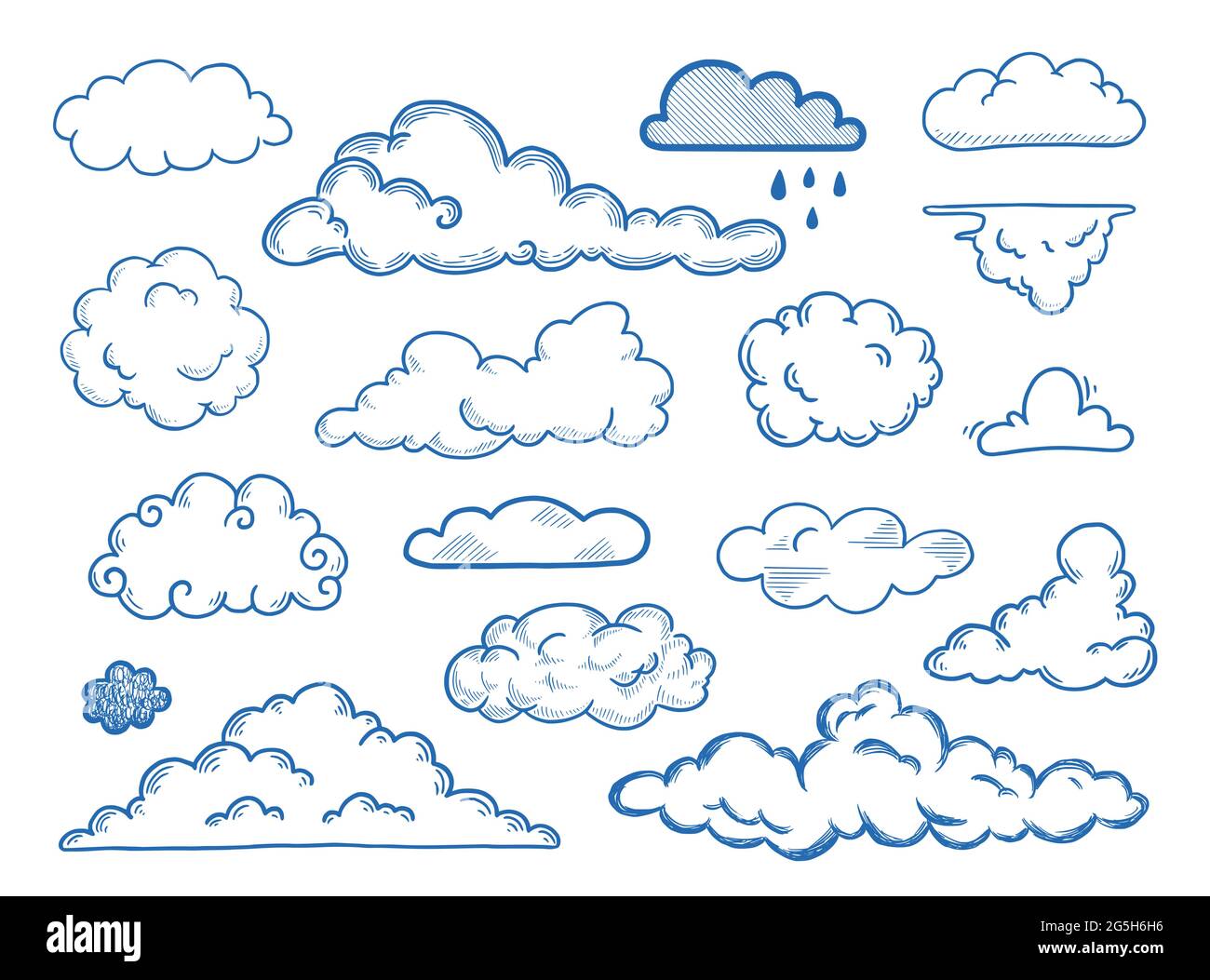 Dessin nuage Banque de photographies et d’images à haute résolution - Alamy