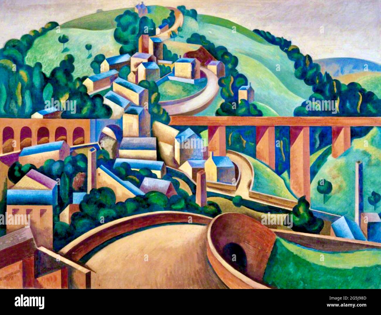 Edward wadsworth painting Banque de photographies et d’images à haute ...