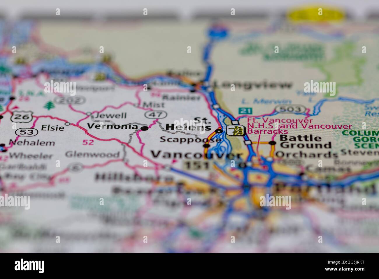 St helens oregon Banque de photographies et d’images à haute résolution ...