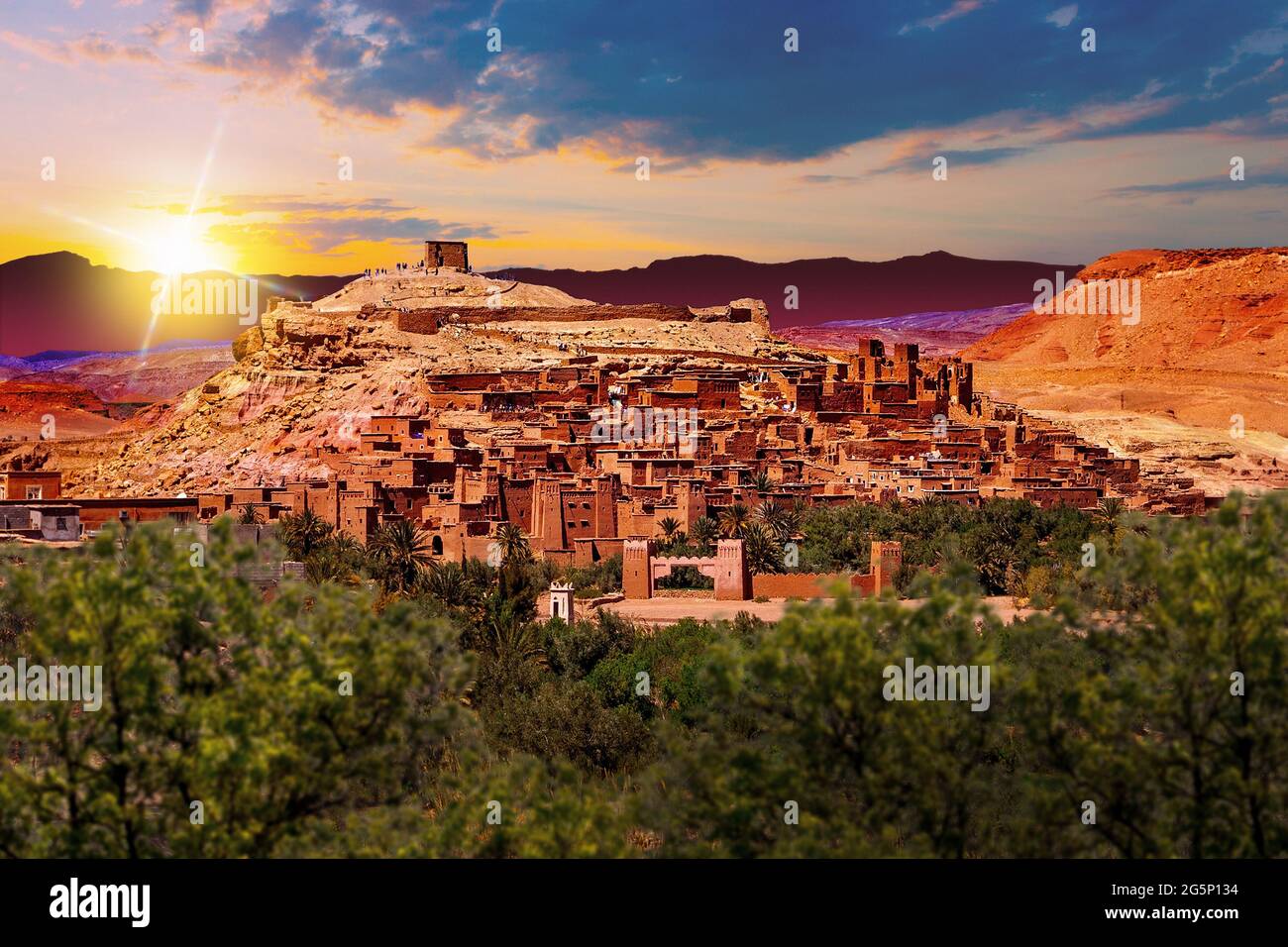 Tourisme et Voyage dans le paysage de Marrakech.Paysages pittoresques ...