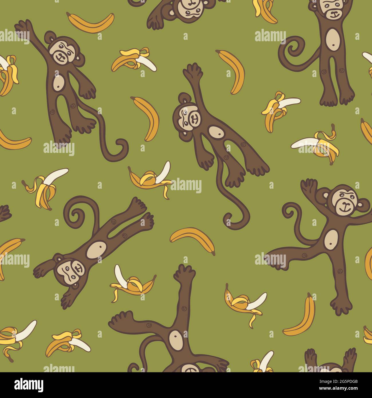 Green monkeys Banque d'images vectorielles - Alamy