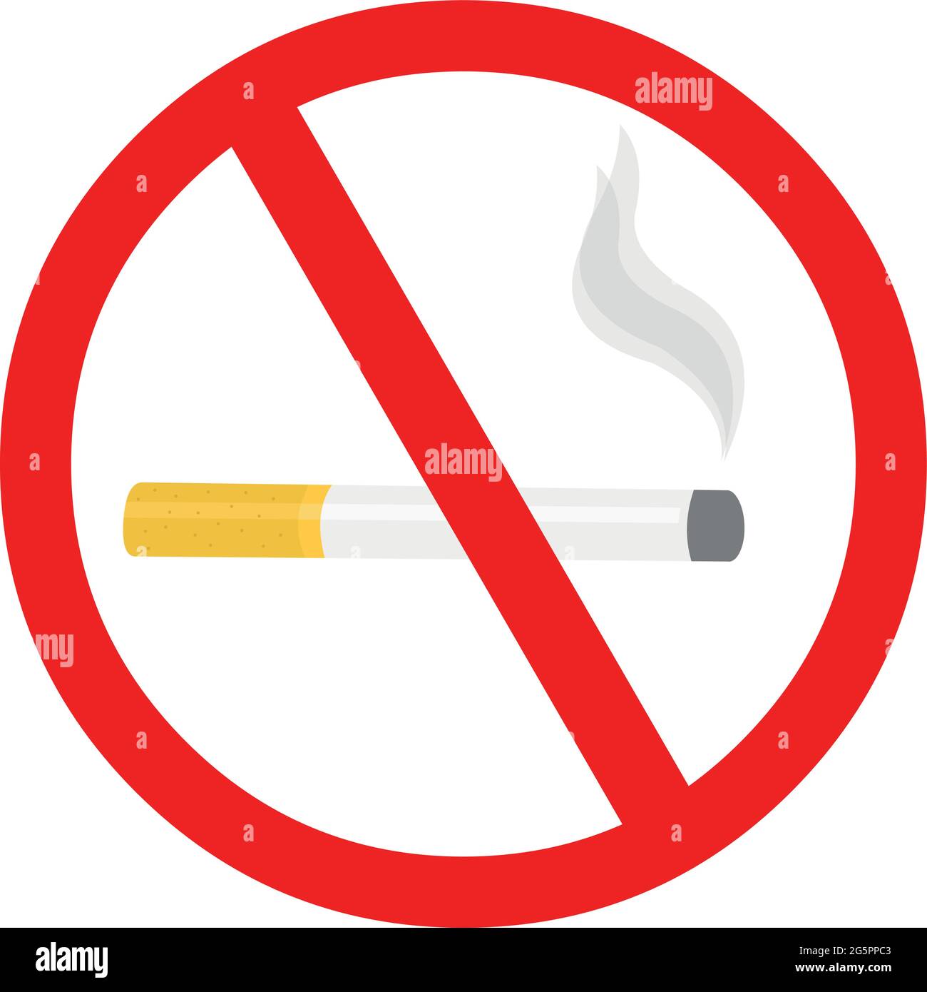 Illustration vectorielle d'une icône ou d'un symbole d'interdiction de ...