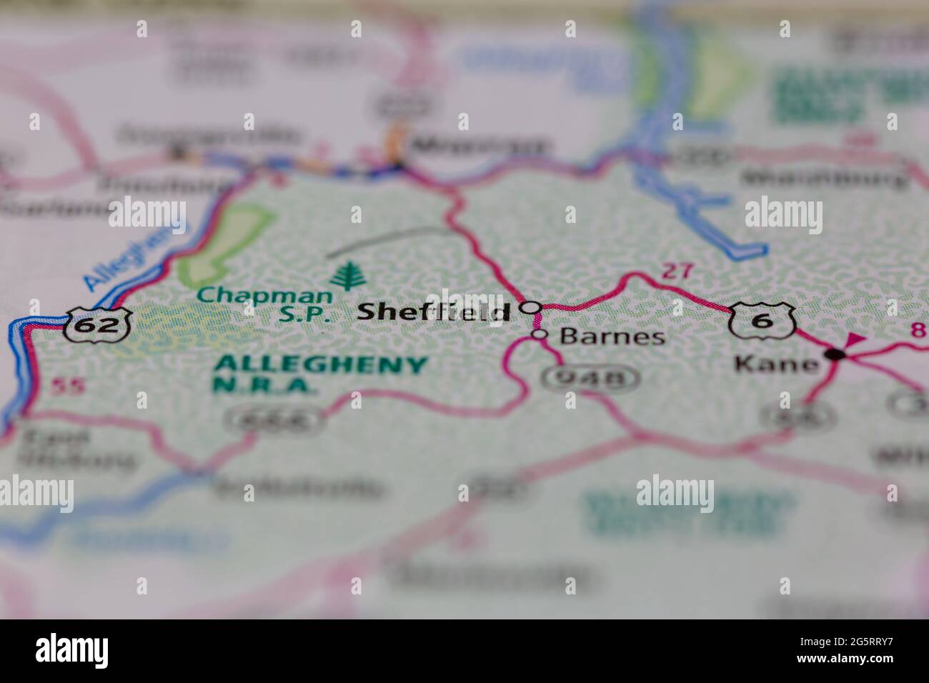 Mappa di sheffield Banque de photographies et d’images à haute ...