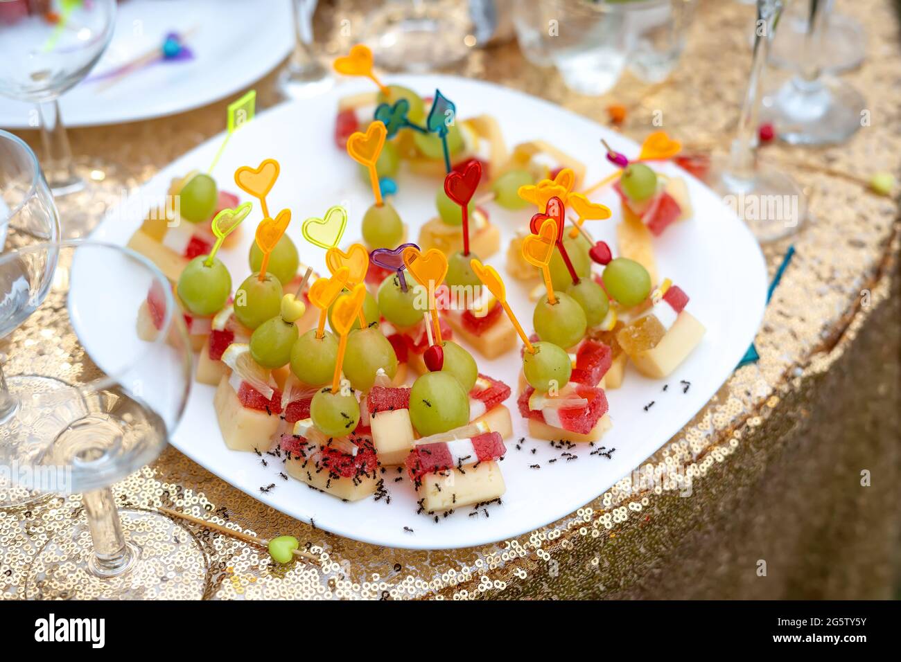 Fourmis avec de la nourriture Banque de photographies et d’images à ...