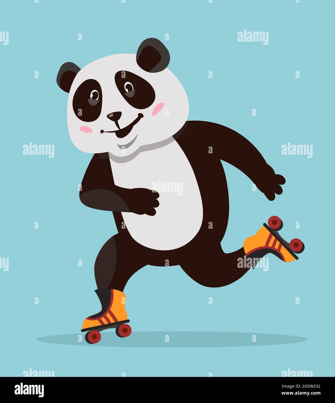 Panda clip art Banque d'images vectorielles - Alamy