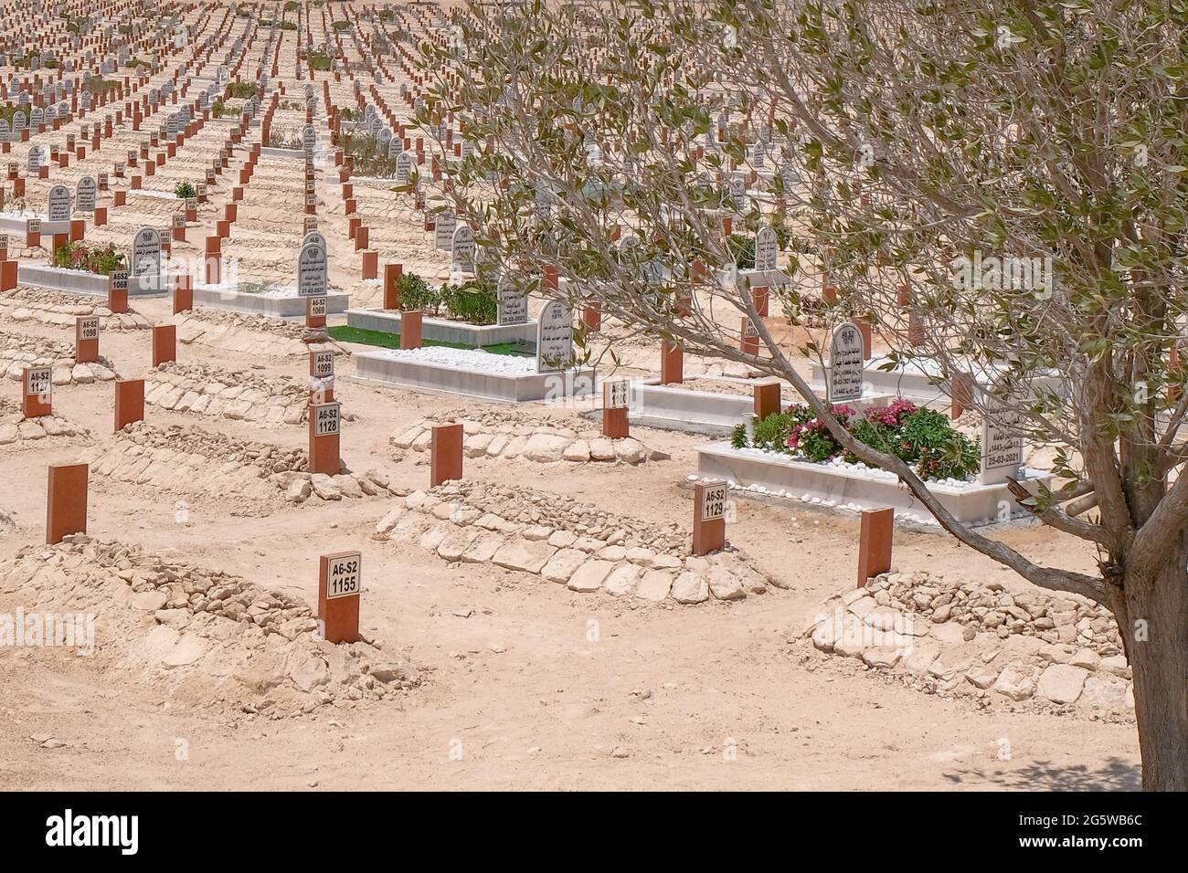 Arabic cemetery gravestone tombstone Banque de photographies et d ...