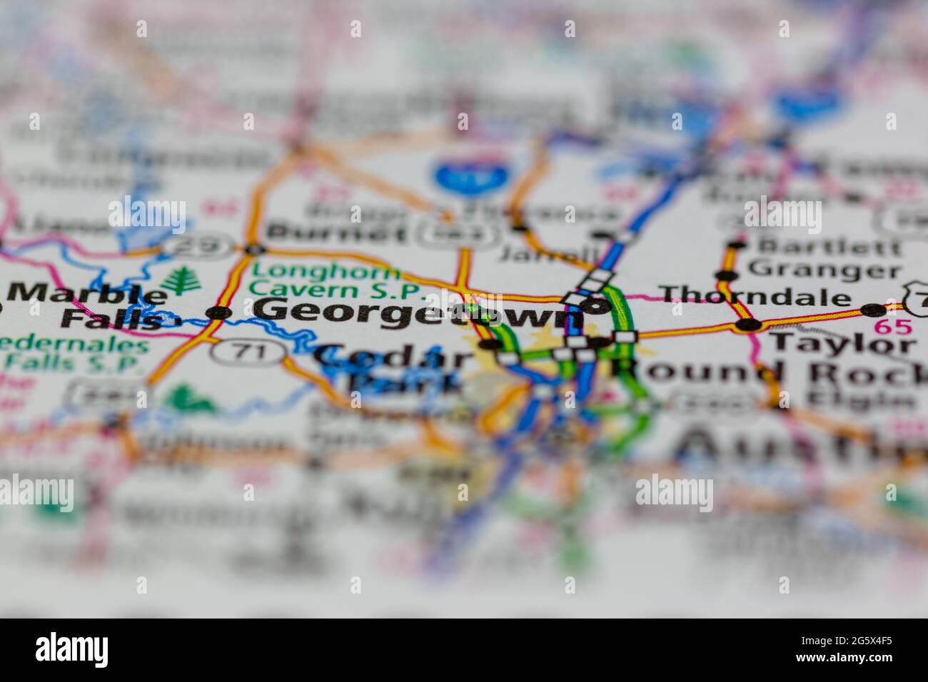 Georgetown map Banque de photographies et d’images à haute résolution ...
