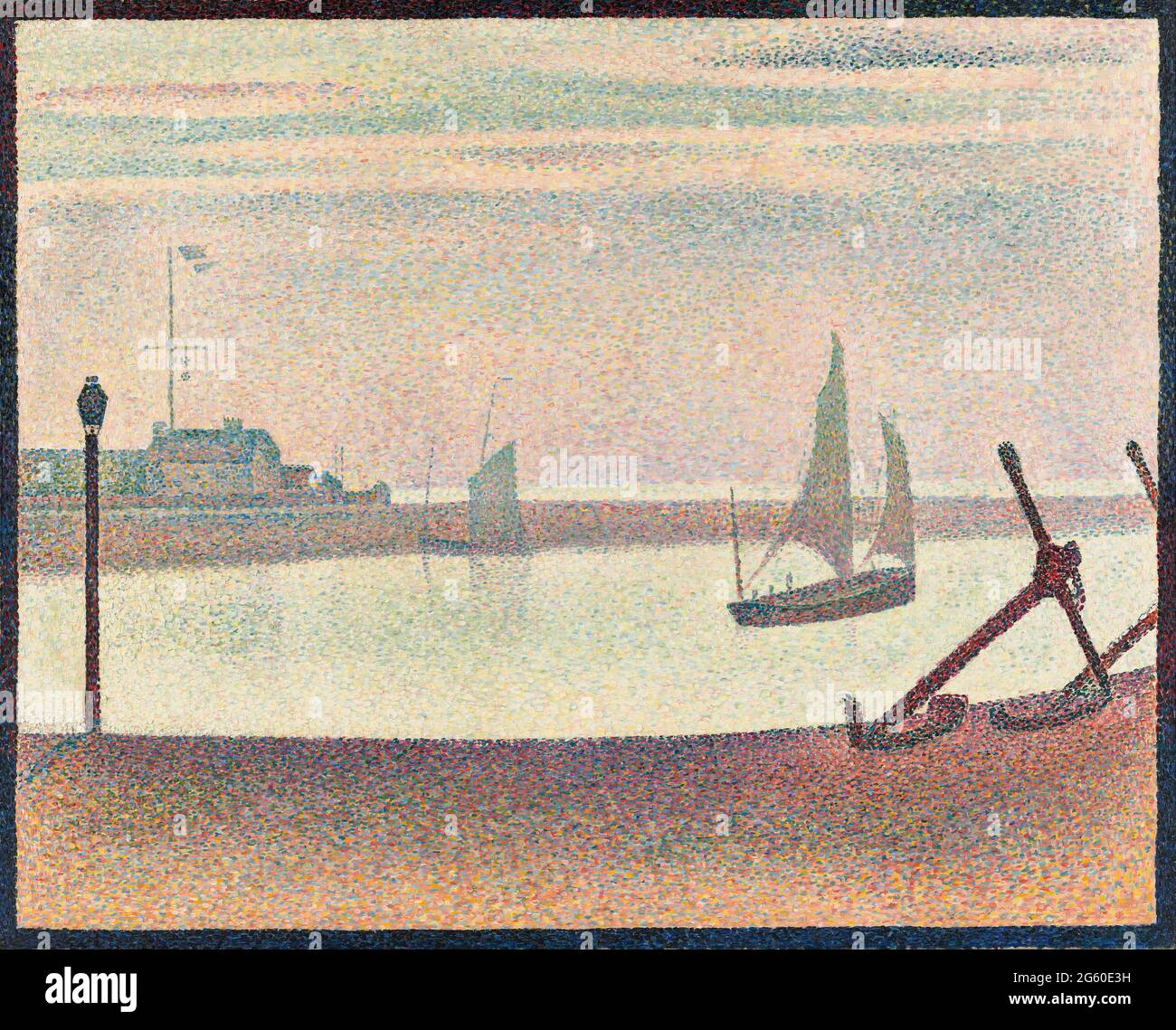 Georges seurat le canal des gravelines Banque de photographies et d ...