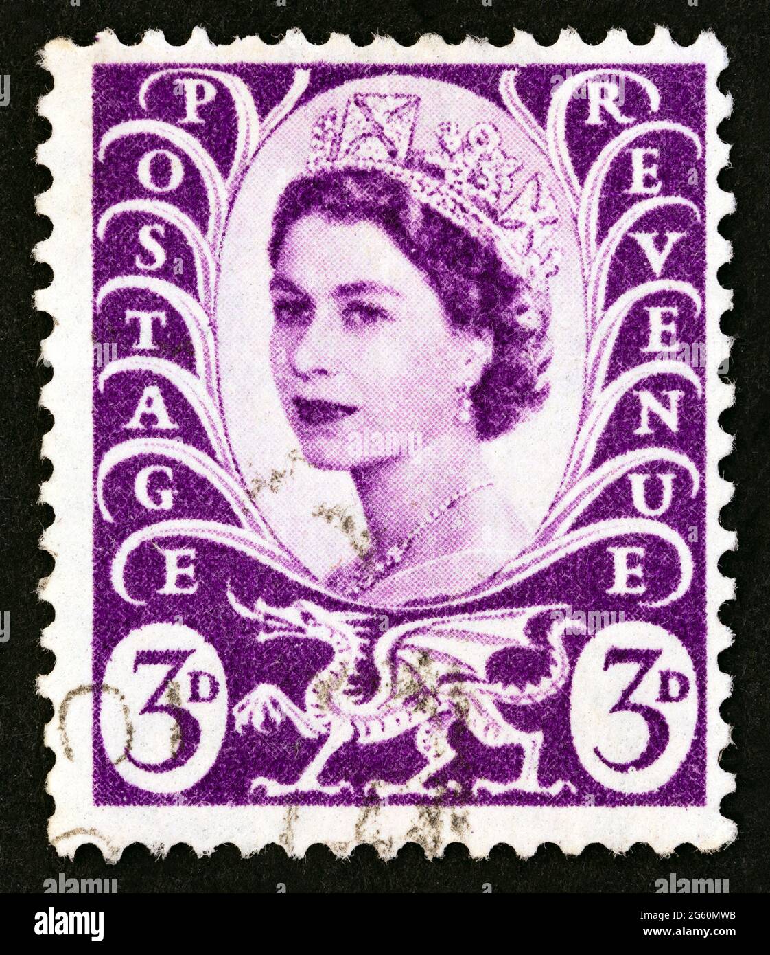 Timbre poste du royaume uni reine Banque de photographies et d’images à ...