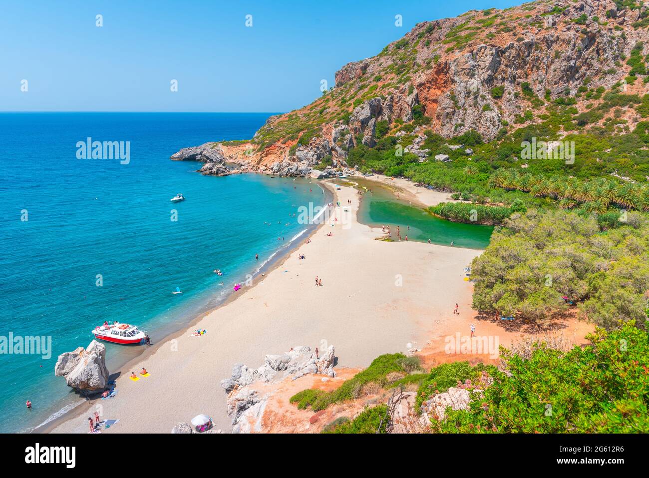 Plage des palmiers du sud Banque de photographies et d’images à haute ...