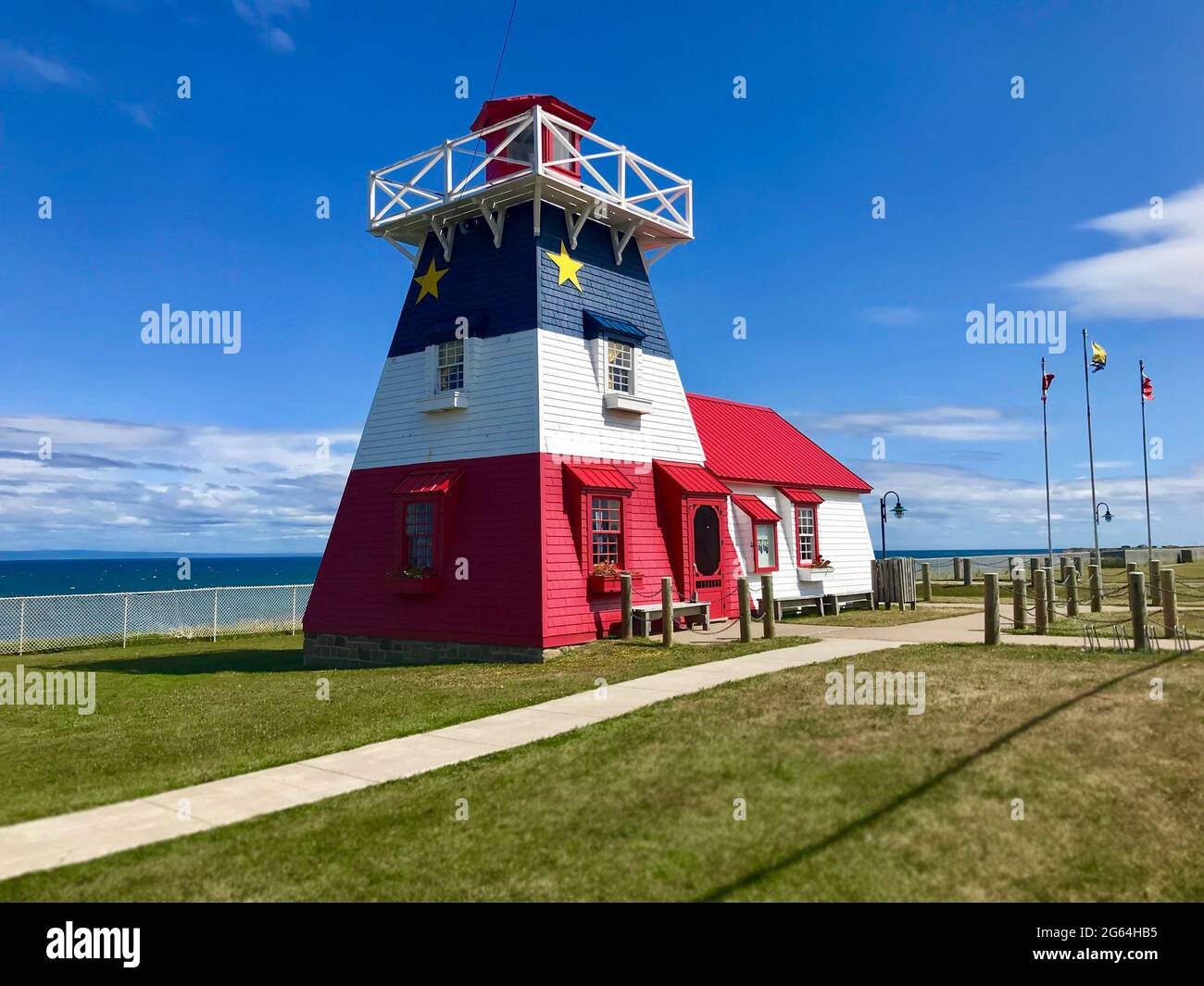 Acadian flag Banque de photographies et d’images à haute résolution ...