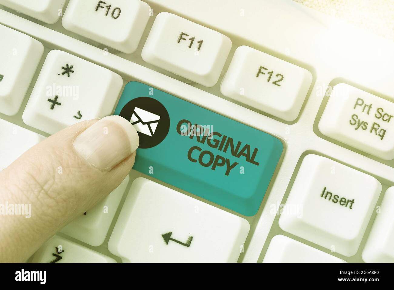 Écriture affichage du texte copie originale. Concept Internet script ...