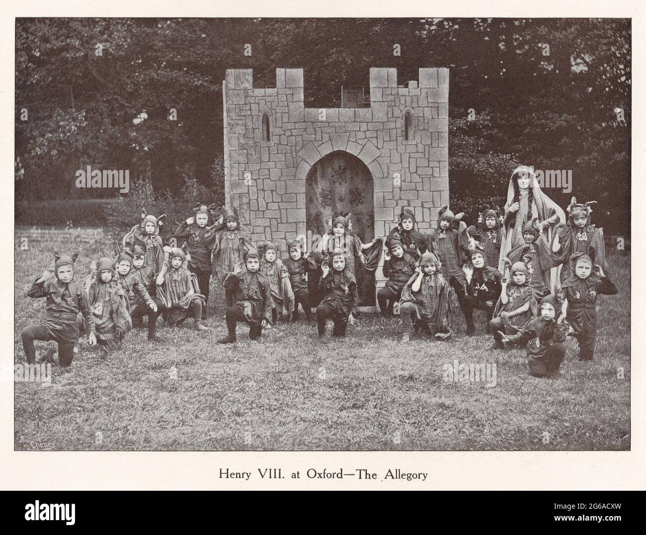 Photos anciennes en noir et blanc du Oxford Historical Pageant 1907 ...