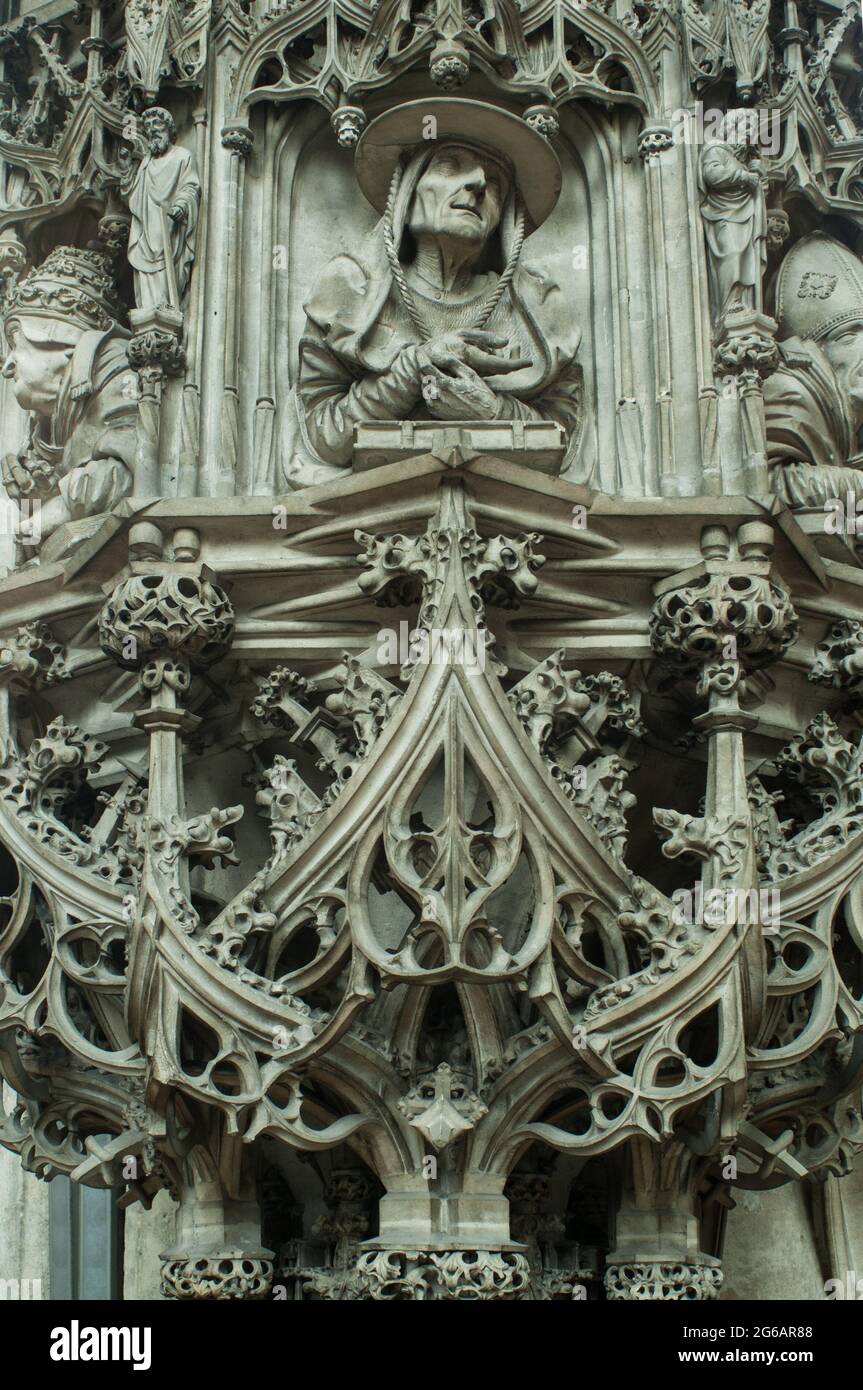 Pulpit of anton pilgram Banque de photographies et d’images à haute ...