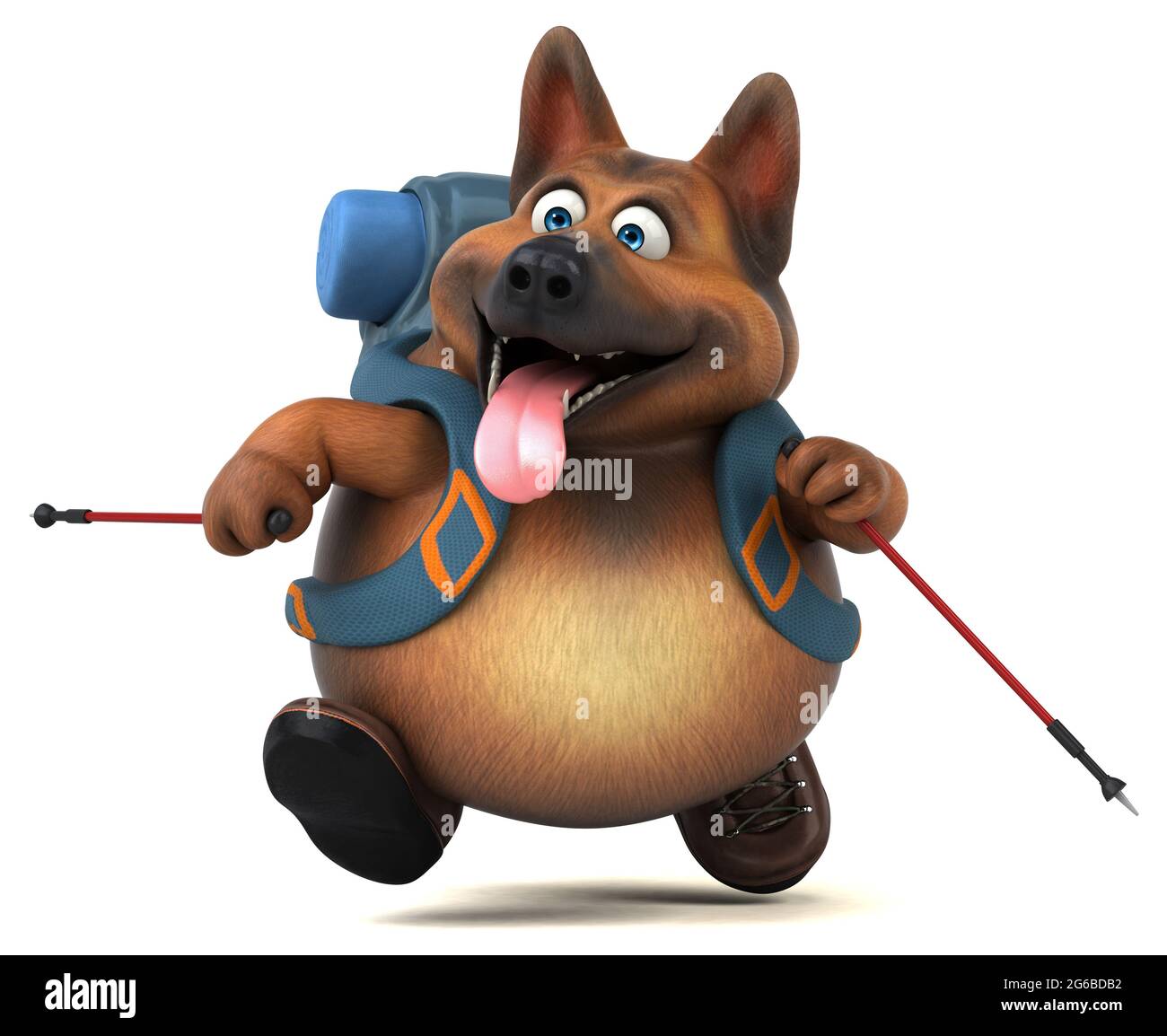 German Shepherd Cartoon Banque d'image et photos - Alamy