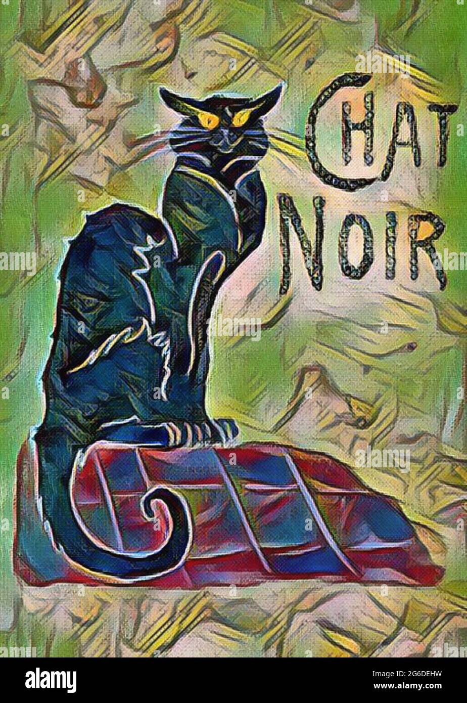 Le chat noir black cat Banque de photographies et d’images à haute ...