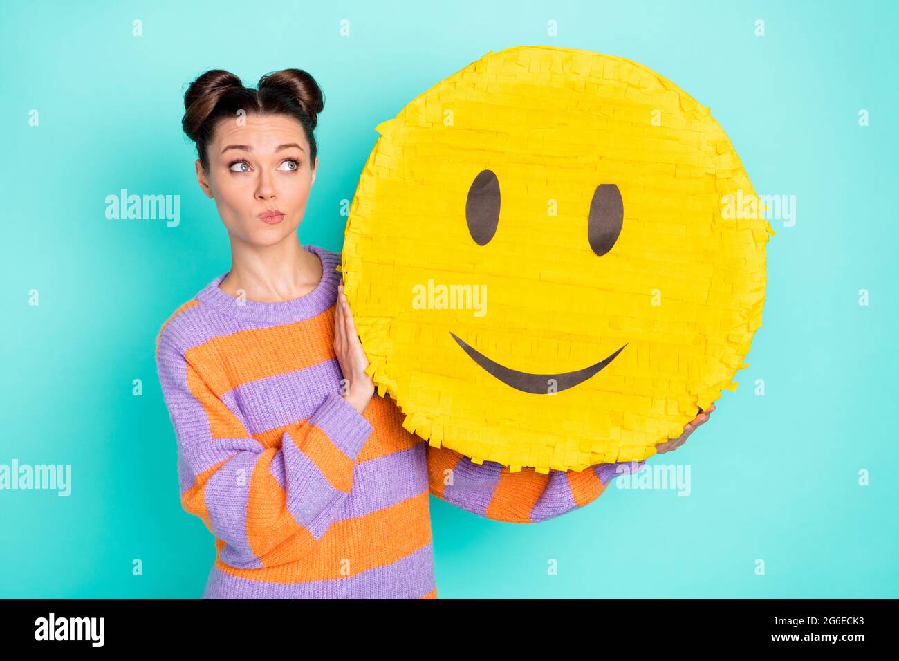 émoticone avec grand sourire éclatant Banque de photographies et d ...