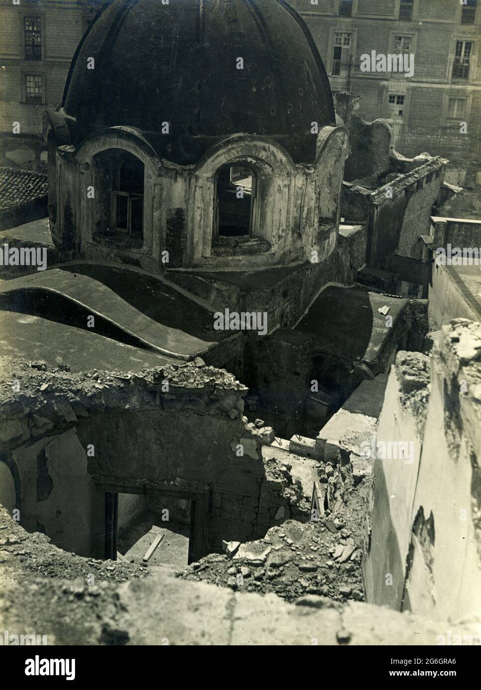 Deuxième Guerre mondiale WW2 - naples italie - centre historique ...