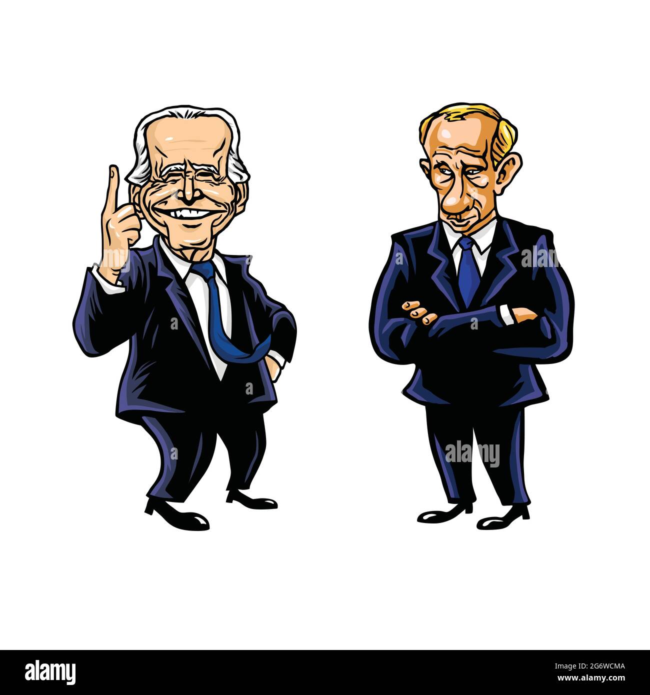 Caricature de putin Banque d'images vectorielles - Alamy