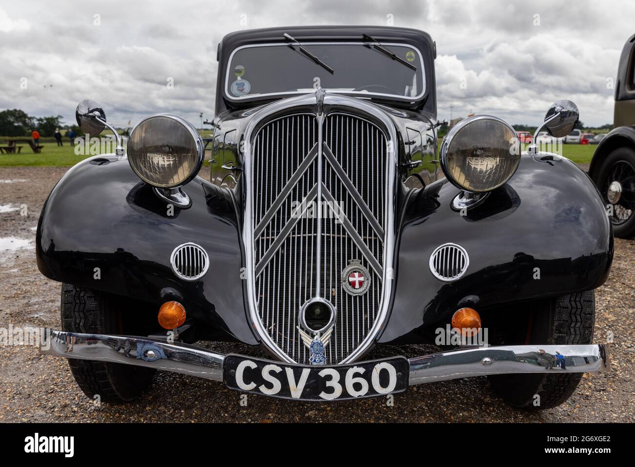 Citroën traction avant 7C exposé à Shuttleworth, Old Warden Photo Stock ...