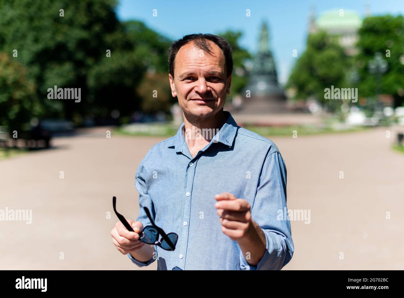 Handsome forty years old man Banque de photographies et d’images à ...