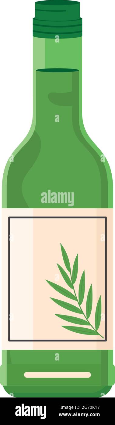 Bouteille de soju Banque d'images vectorielles - Alamy
