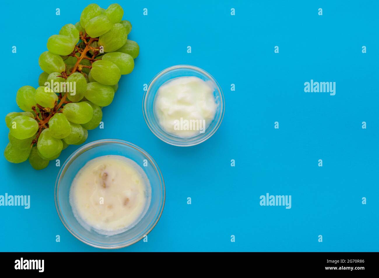 Masque de raisin avec raisins et yaourt avec antioxydants naturels ...