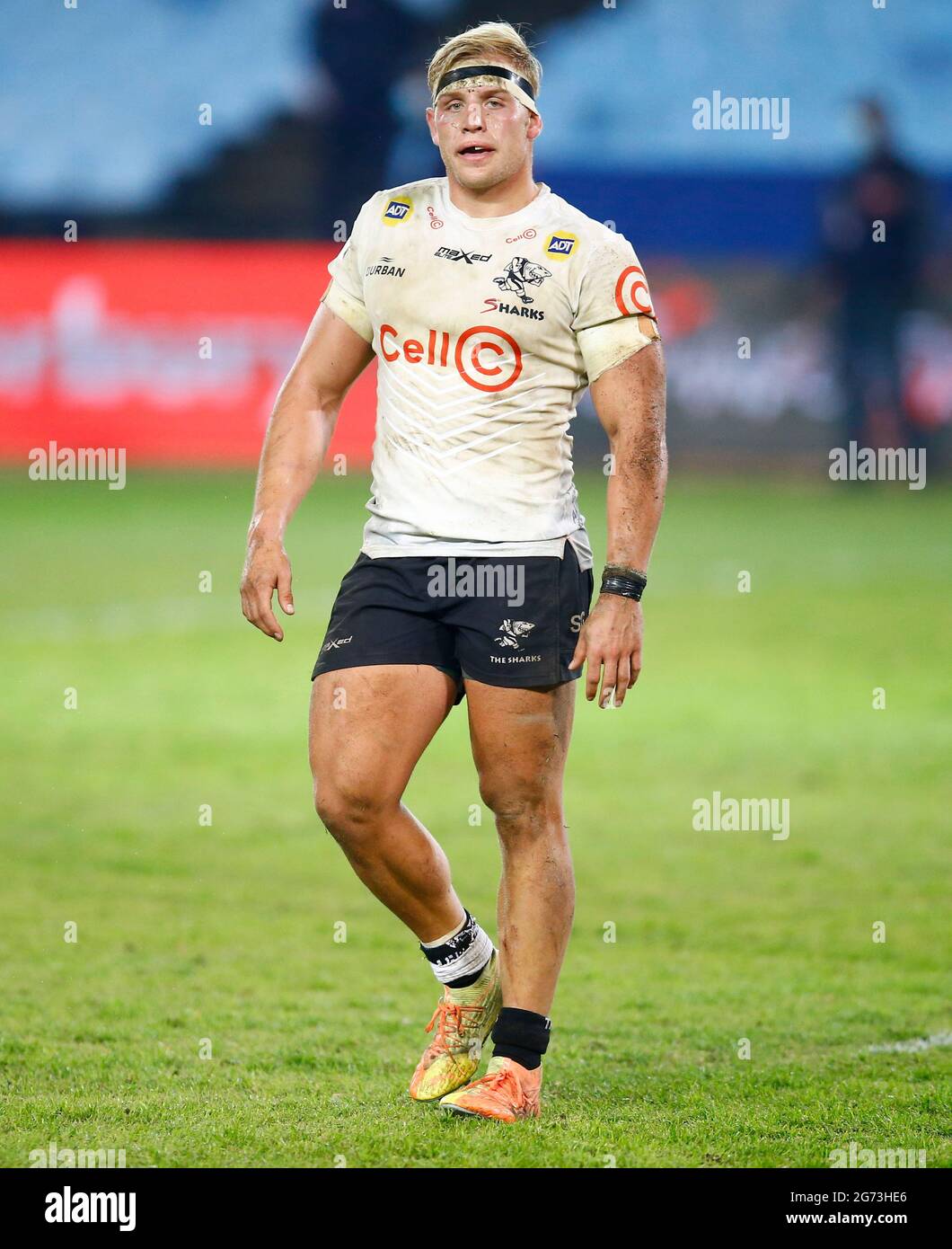 Dylan Richardson des requins de la cellule C pendant le match de la ...