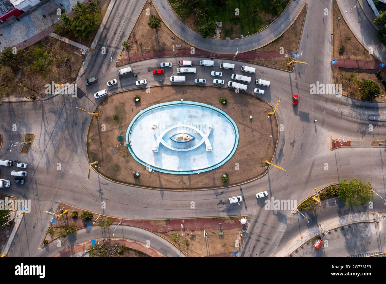 Rond point de la maison bleue Banque de photographies et d’images à ...