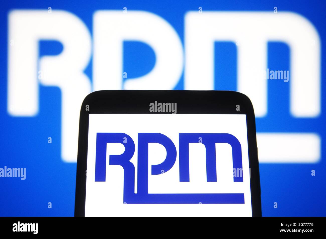 Logo de la technologie rpm Banque de photographies et d’images à haute ...