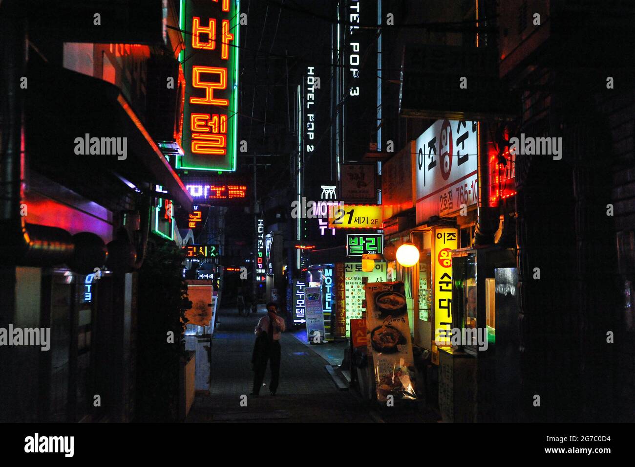 Korea neon lights seoul Banque de photographies et d’images à haute ...