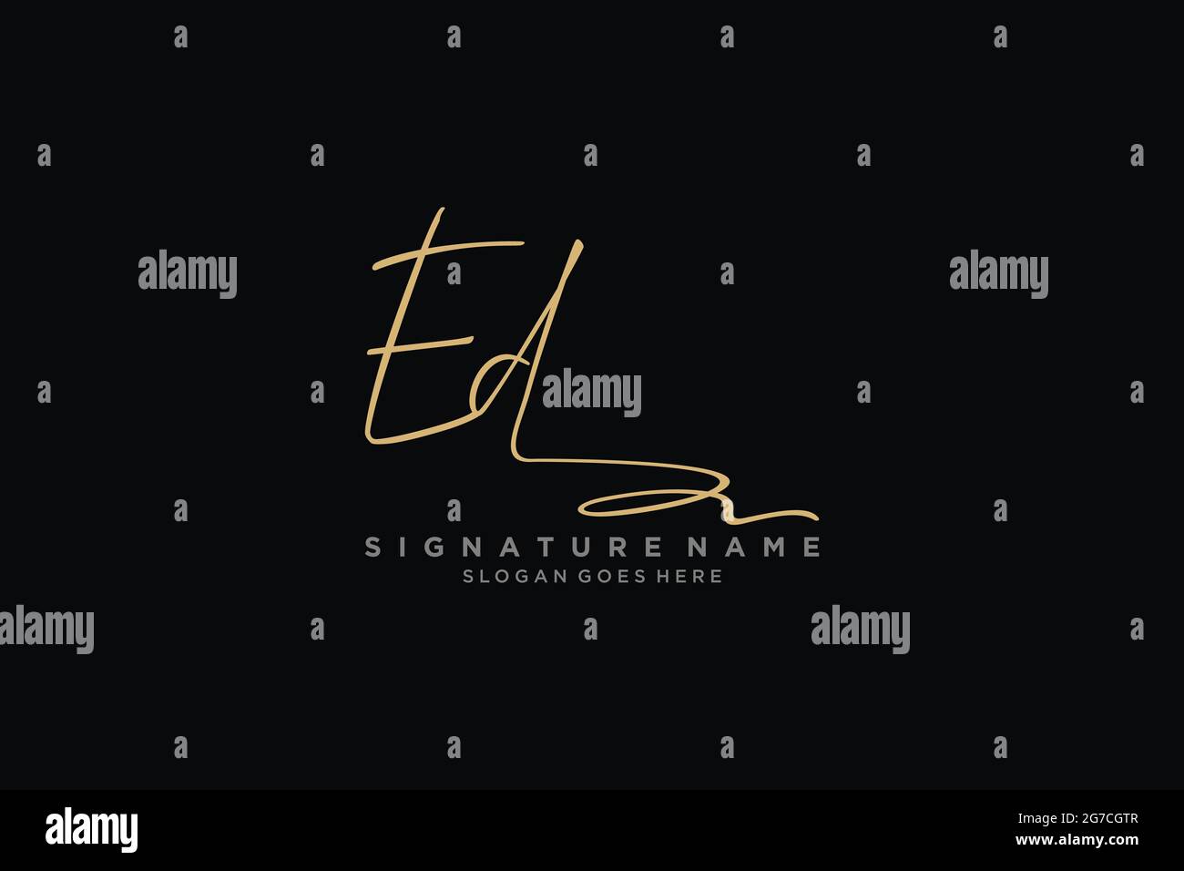 Lettre ED Signature logo Template Design élégant logo Sign symbole ...