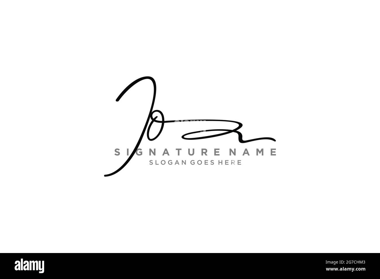 IO lettre Signature logo Template Design élégant logo Sign symbole ...