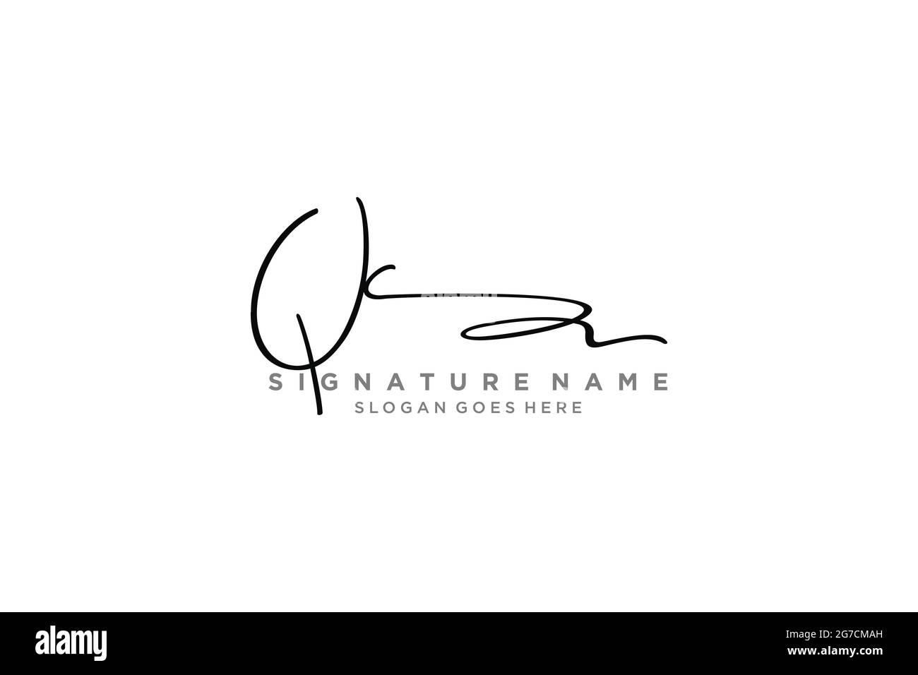 QC lettre Signature logo Template Design élégant logo Sign symbole ...