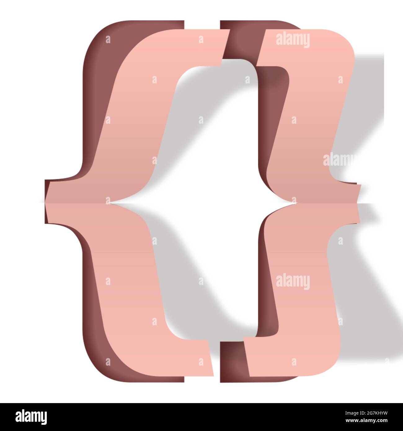 Accolade lettre Banque de photographies et d’images à haute résolution ...