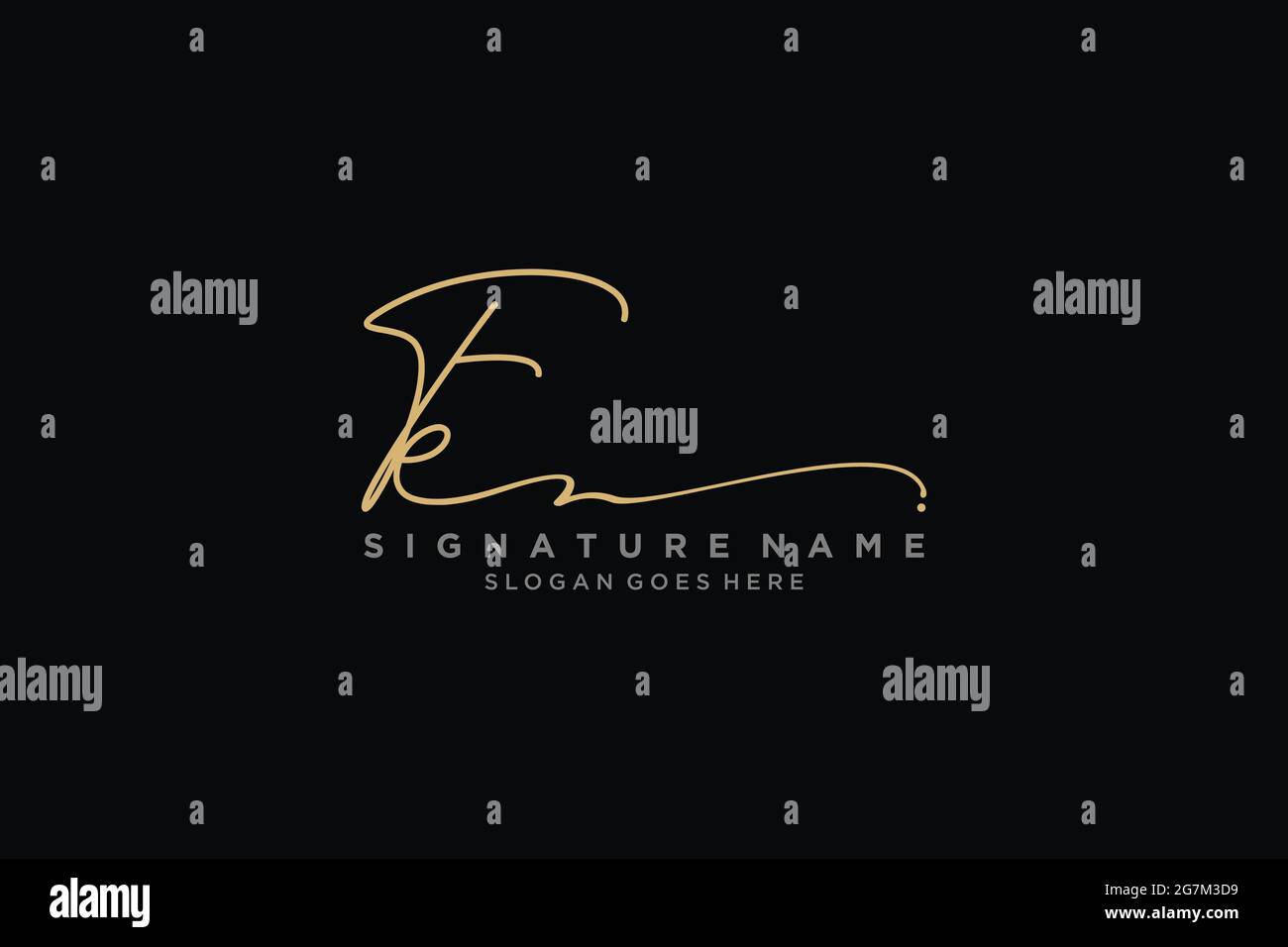 Lettre FE Signature logo Template Design élégant logo Sign symbole ...