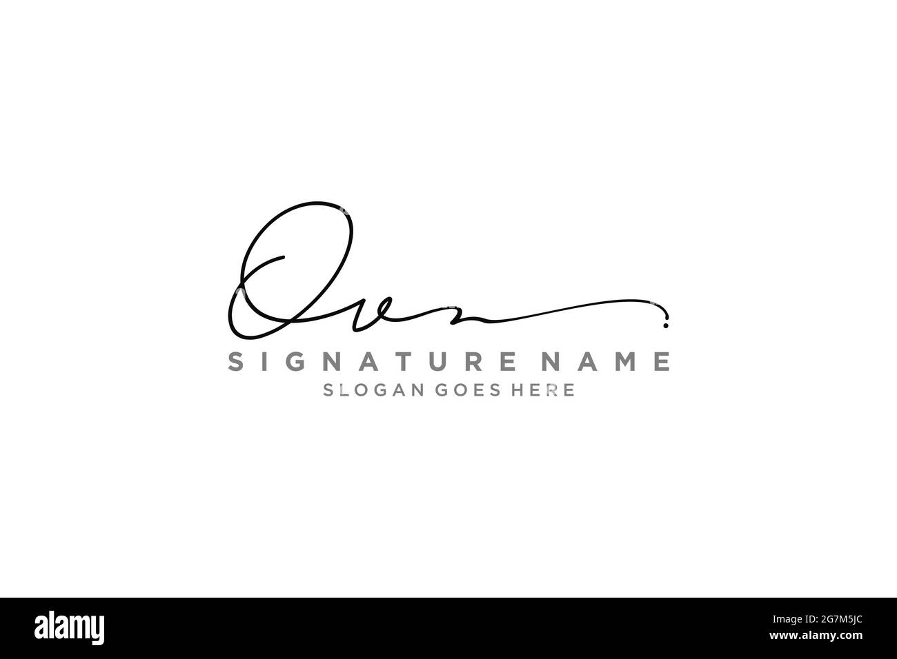 OV lettre Signature logo modèle élégant logo symbole modèle symbole ...