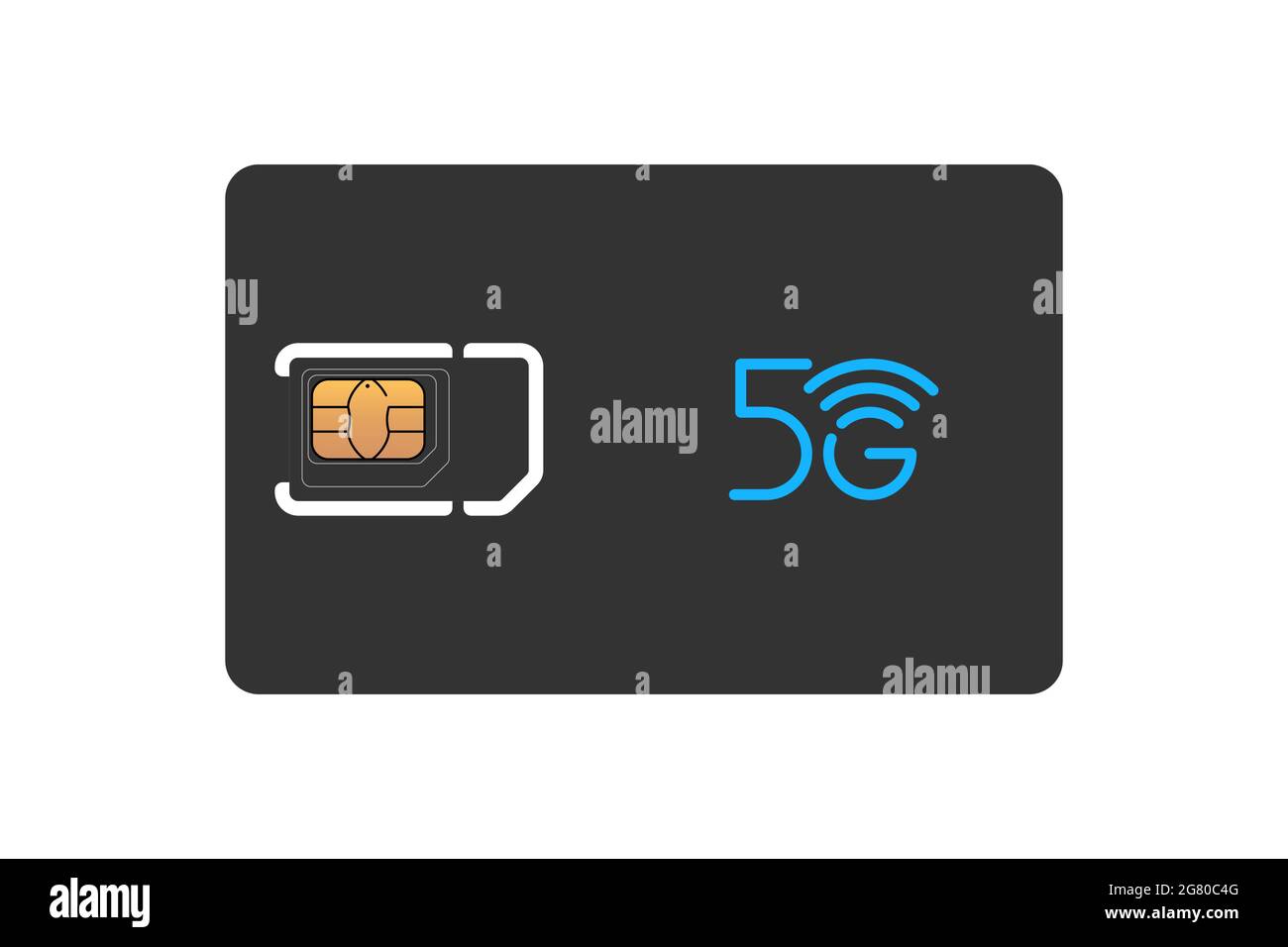 Carte sim noire pour téléphone portable avec modèle de puce EMV ...