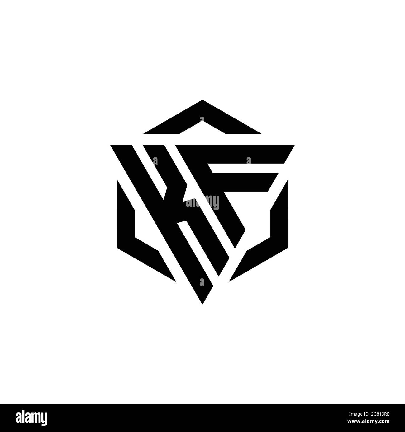 Logo kf Banque d'images vectorielles - Alamy