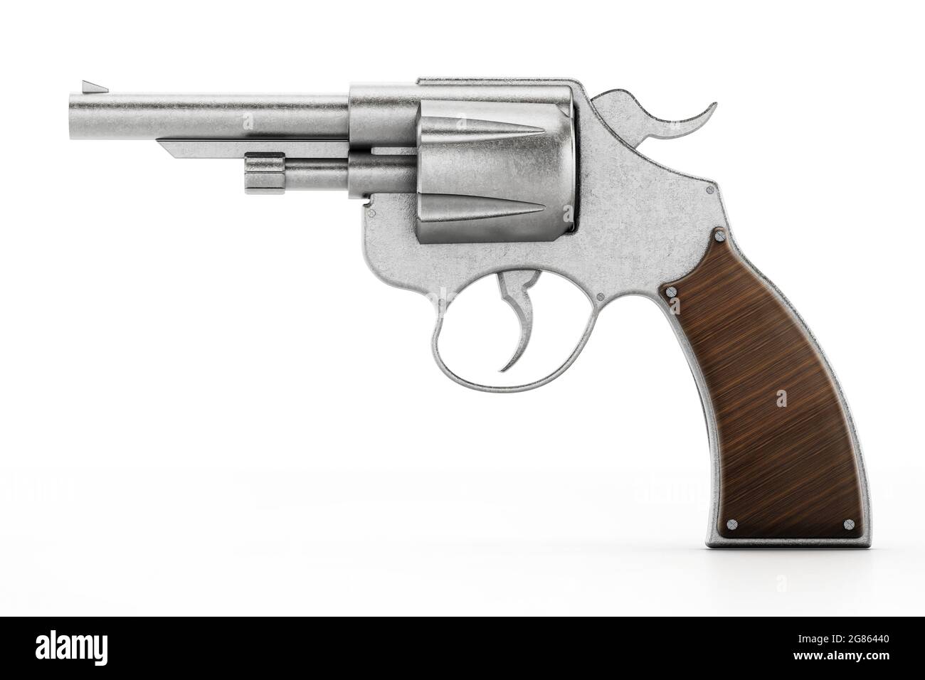 Vieux revolver Banque d'images détourées - Alamy