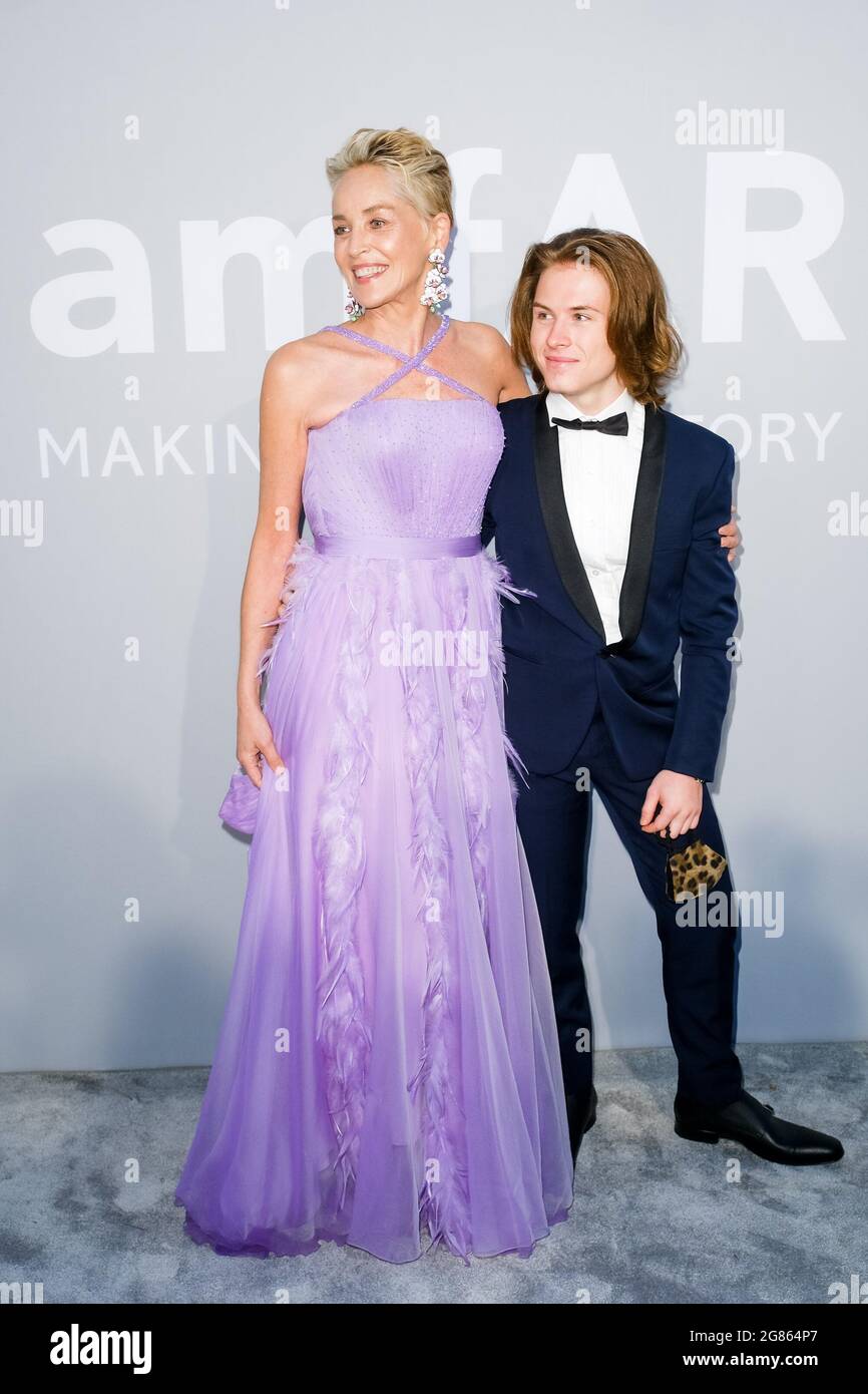 Sharon stone and roan joseph bronstein Banque de photographies et d ...