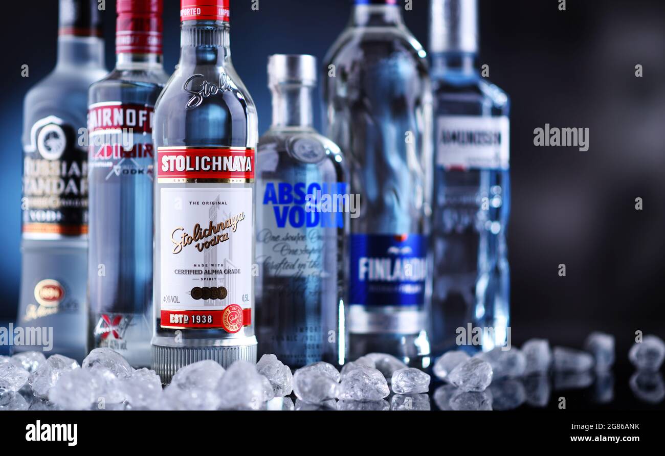 Marques de vodka Banque de photographies et d’images à haute résolution ...