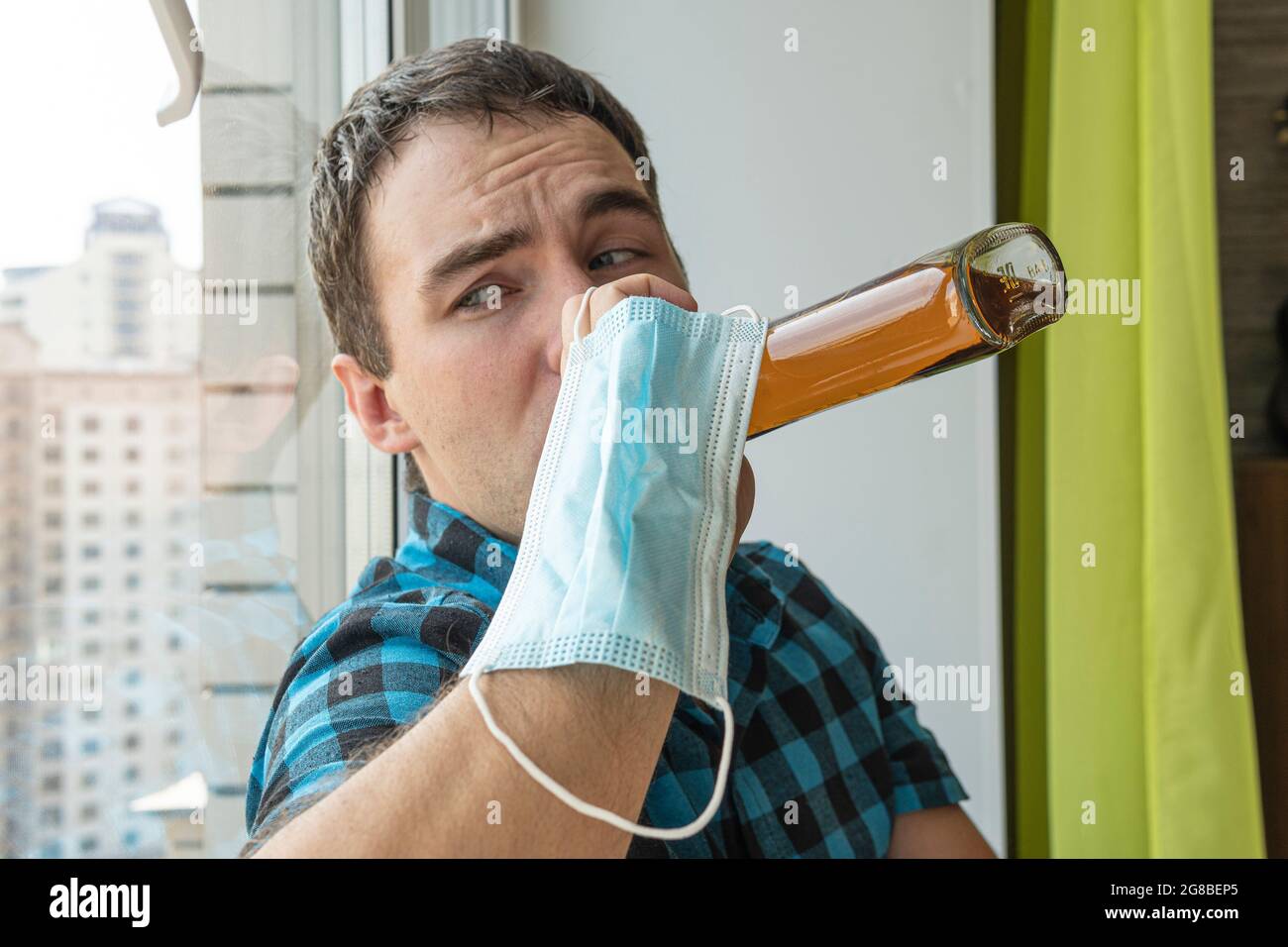 alcoolisme, dépendance à l'alcool et concept de personnes - homme ...