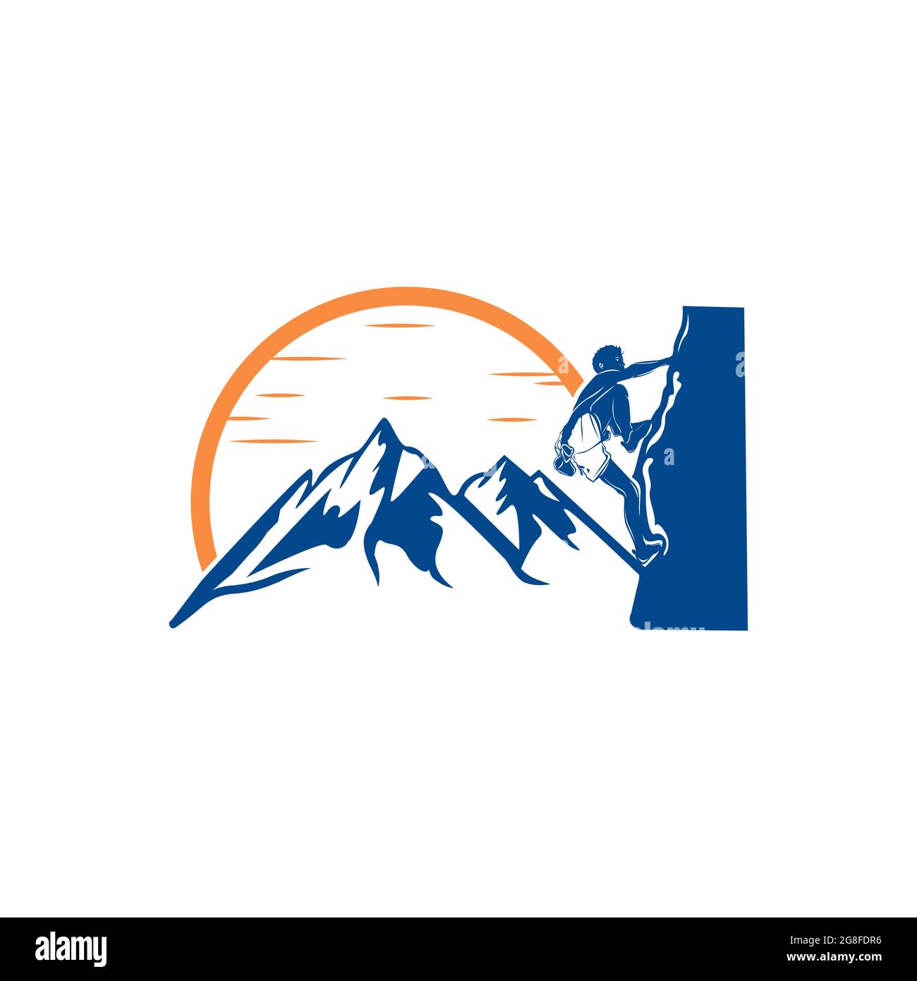 Illustration mountain climbing mountaineering Banque de photographies ...